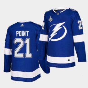 Adidas Tampa Bay Lightning #21 Brayden Point Blue Home Authentic Youth ...