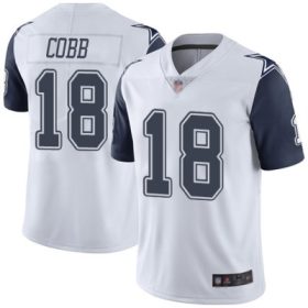 Nike Dallas Cowboys #18 Randall Cobb White Youth Stitched NFL Limited ...