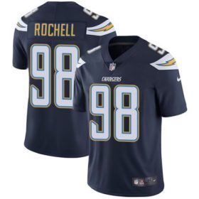 Nike Los Angeles Chargers #98 Isaac Rochell Navy Blue Team Color Men’s ...
